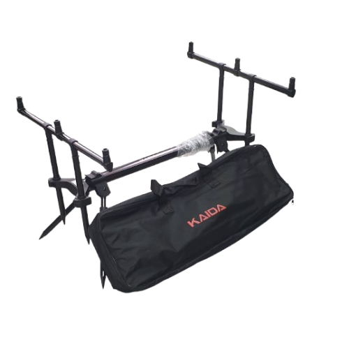 Kaida 3-Rod Specimen Pod Aluminum Fishing Rod Stand with Bag