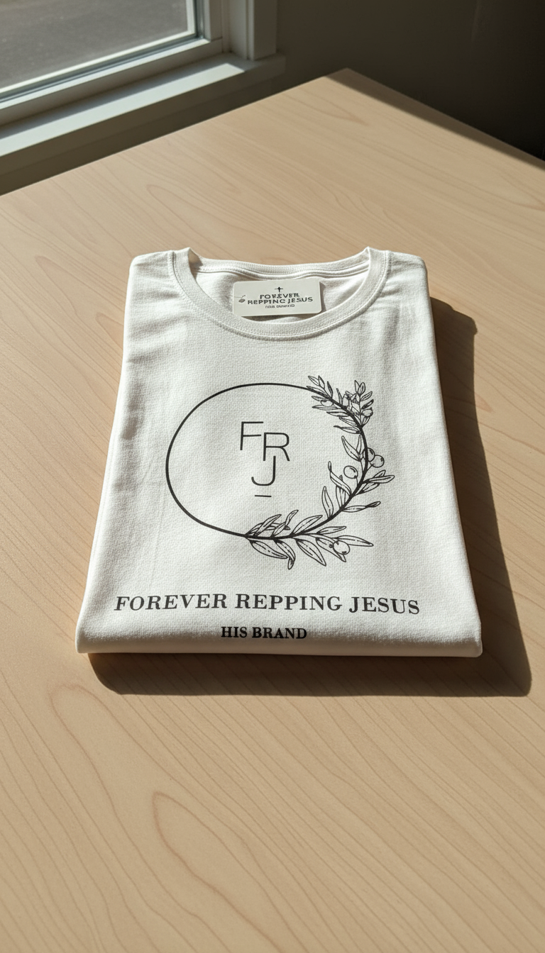 FRJ Ladies Forever Repping Jesus White T-Shirt